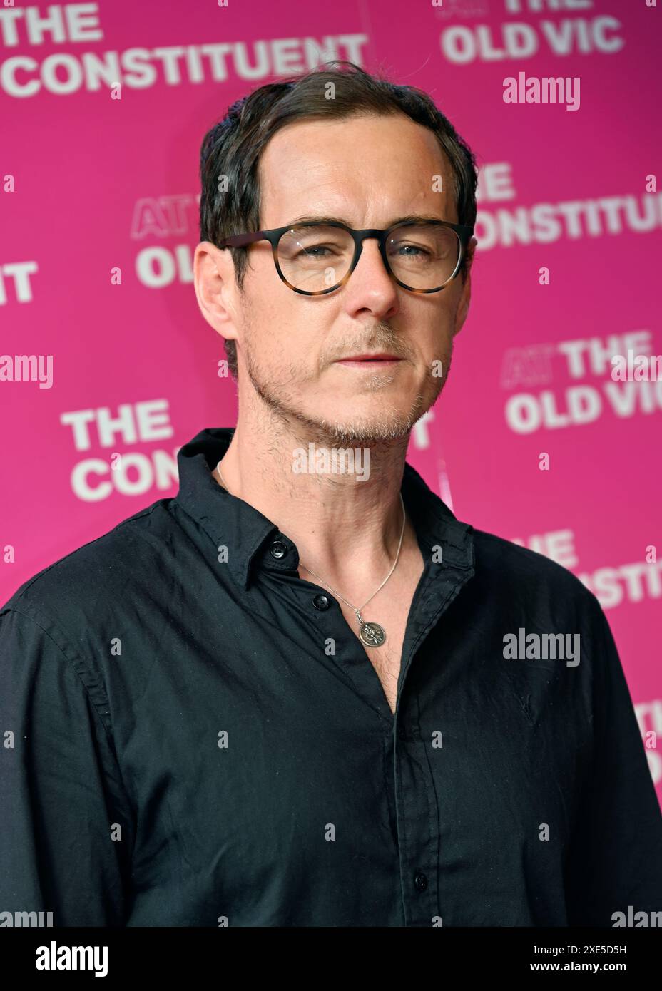 LONDON, UK. 25th June, 2024. Andrew Knott attends Press night - The Constituent at Old Vic ...