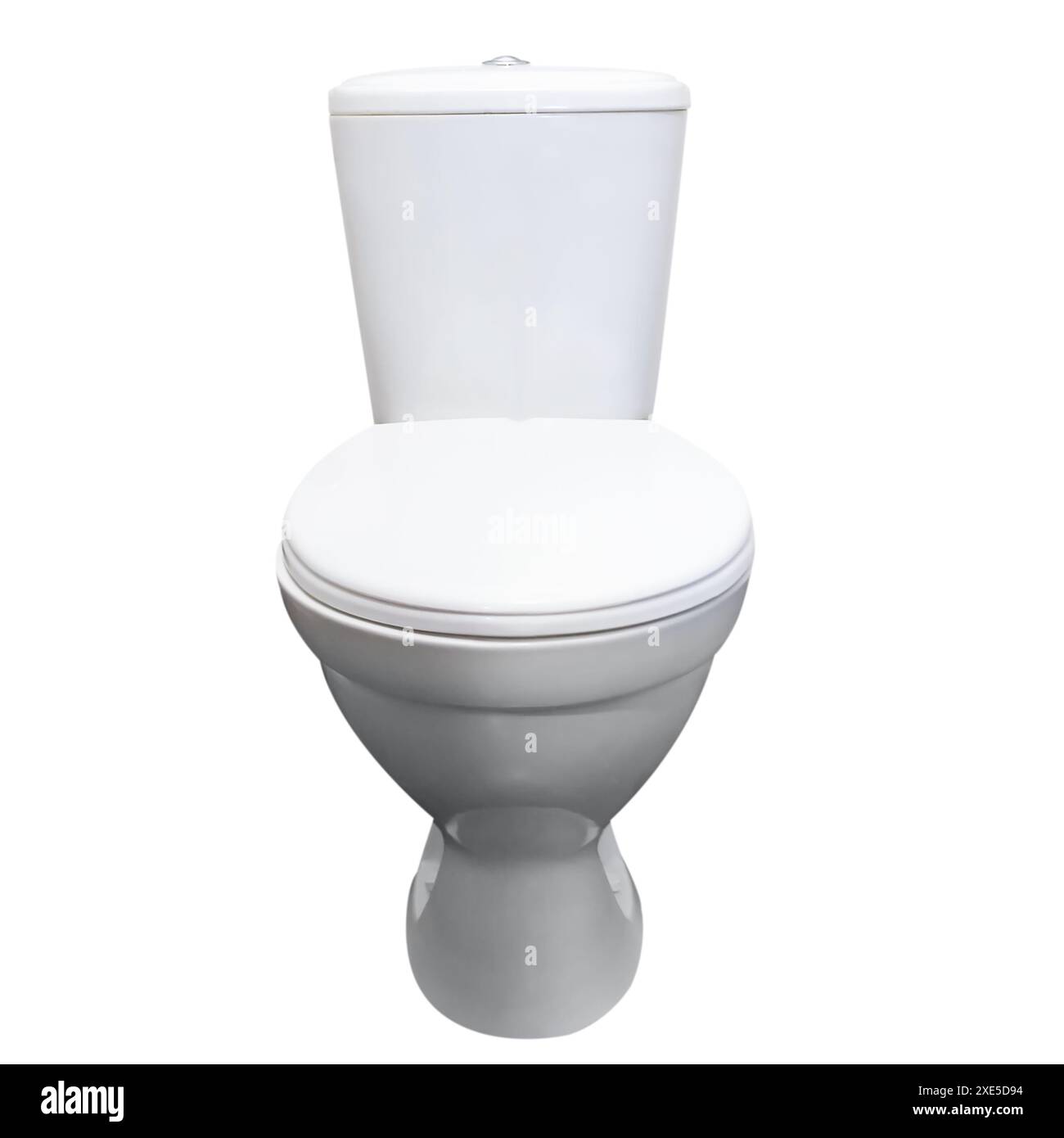 White flush toilet Stock Photo - Alamy