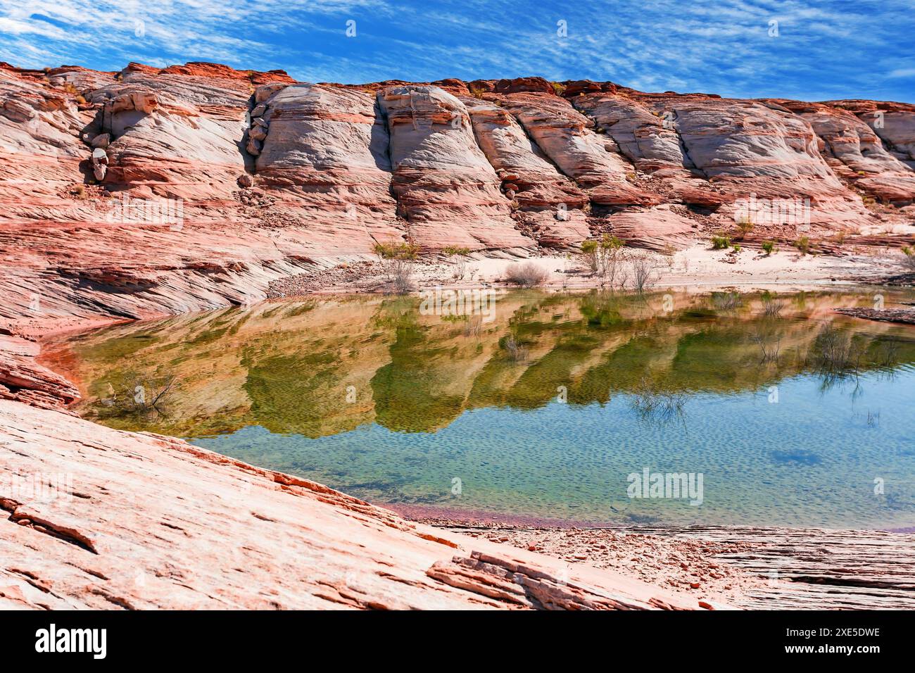 Sandstone rock cliff water hi-res stock photography and images - Alamy