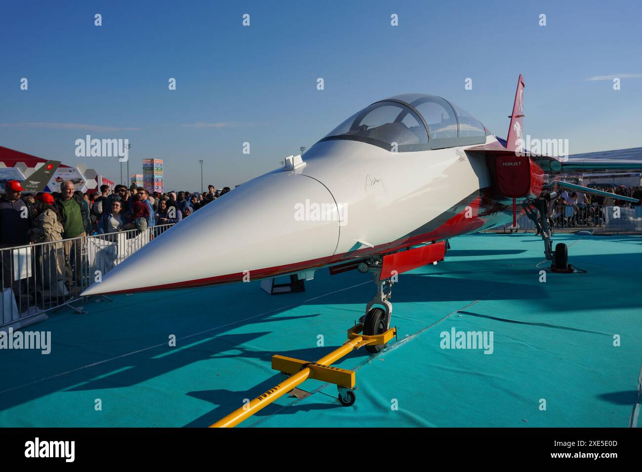 ISTANBUL, TURKIYE - MAY 01, 2023: TUSAS Hurkus display in Istanbul ...