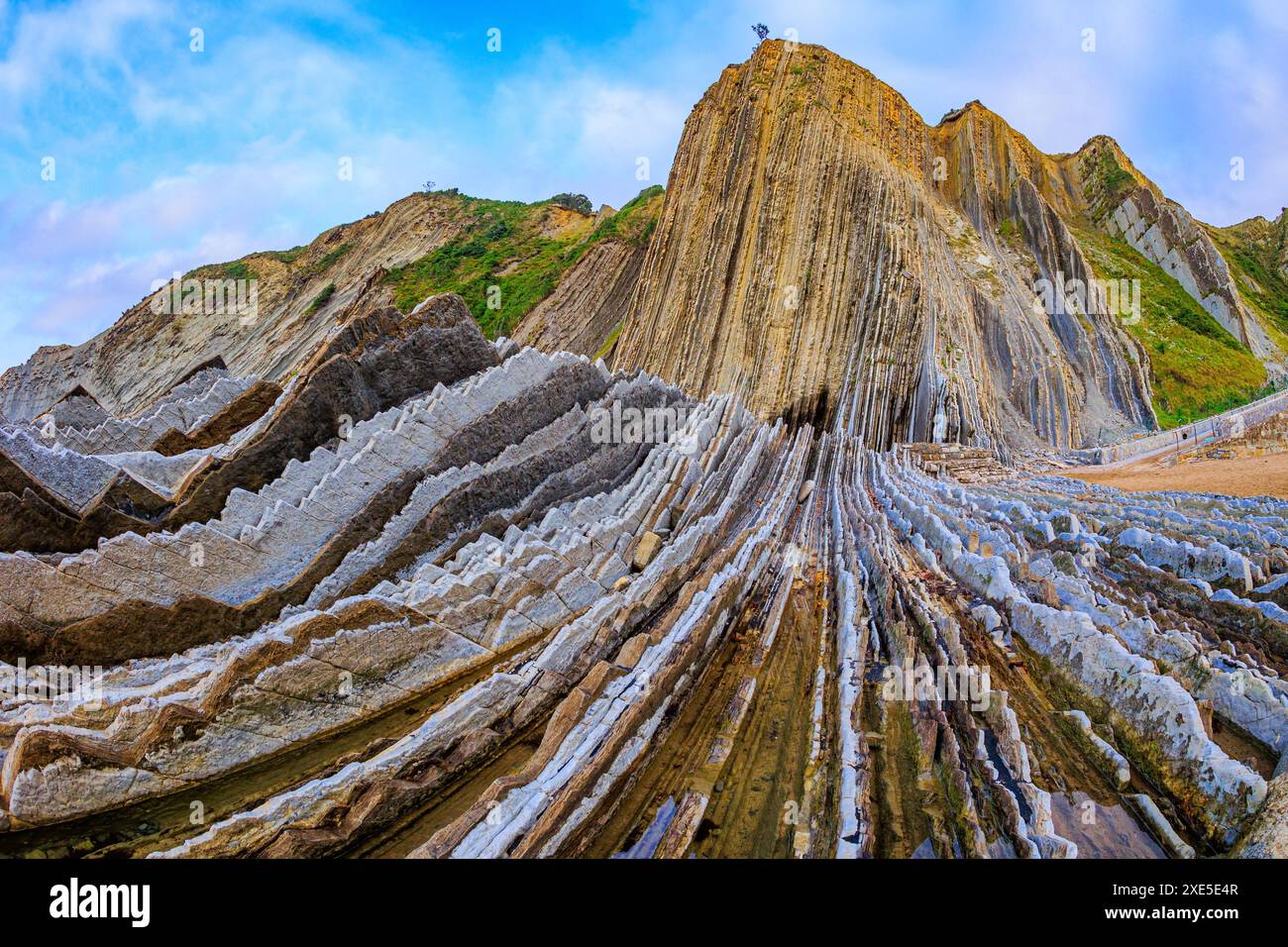 Flysch - unique landscape Stock Photo - Alamy