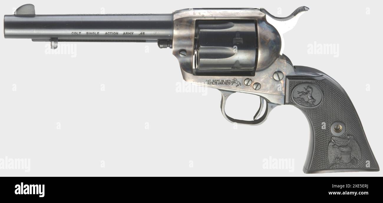 Small arms, revolvers, Colt Single Action Army 1873 revolver, calibre ...