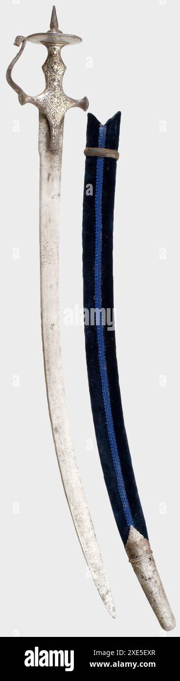 weapons, swords, Asian, talwar, 19th century, PROPERTY-RELEASED Stock ...