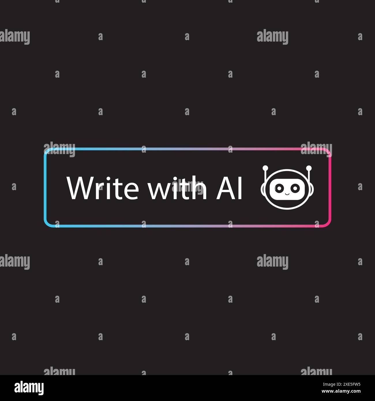 Ai Icon Artificial Intelligence Assistent Stock Vector Image And Art Alamy