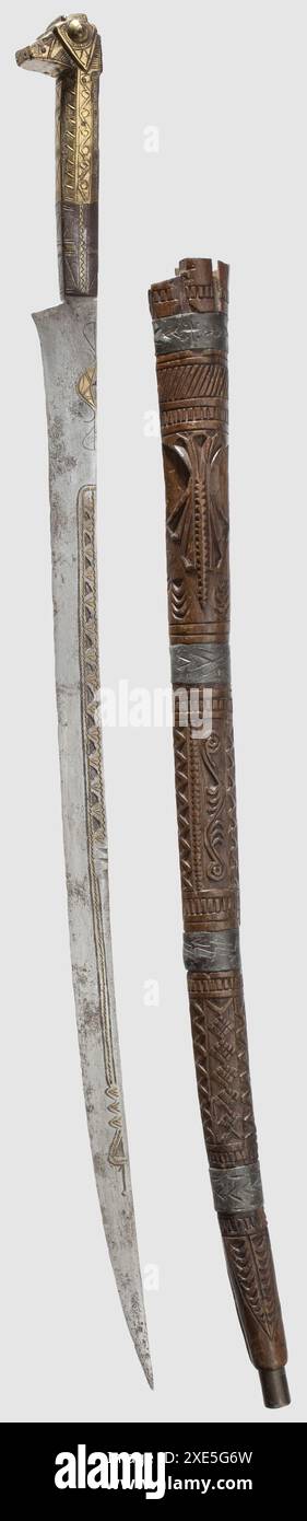 weapons, swords, African, Flyssa, 19th century, PROPERTY-RELEASED Stock ...
