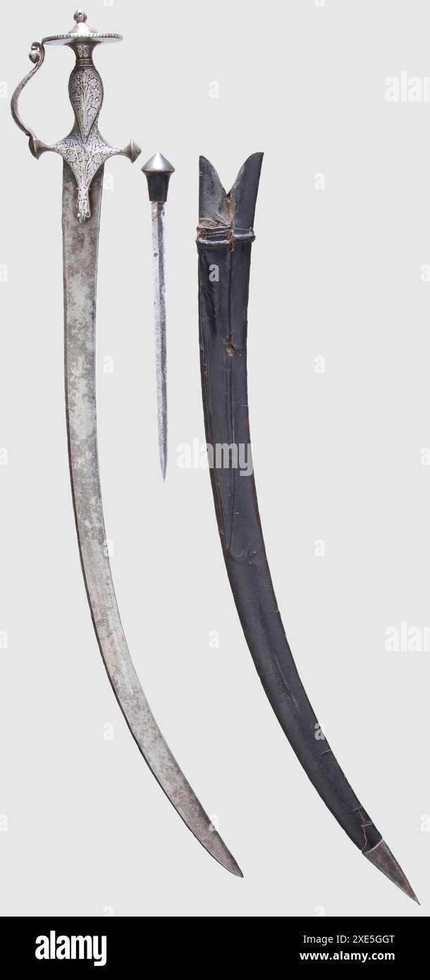 weapons, swords, Asian, talwar, 19th century, PROPERTY-RELEASED Stock ...