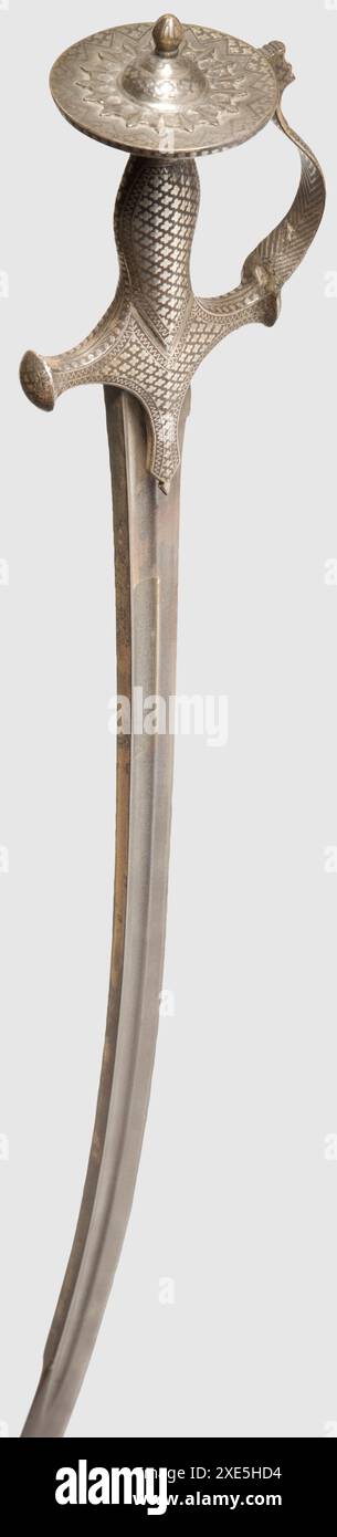weapons, swords, Asian, talwar, 19th century, PROPERTY-RELEASED Stock ...