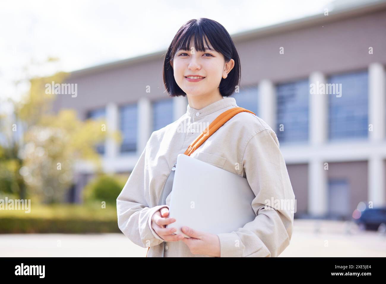 Young Japanese university students enjoying campus life Stock Photo - Alamy