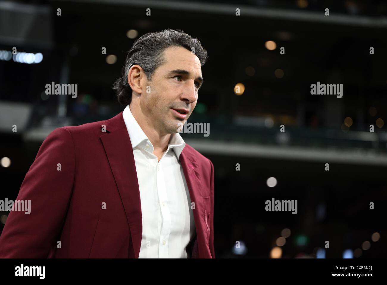 Maroons coach Billy Slater is seen ahead of the State of Origin Game ...