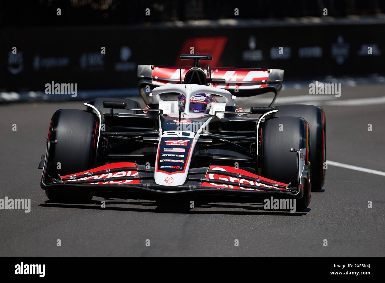 Monte-Carlo, Monaco. 25 May, 2024. Kevin Magnussen of Denmark and ...