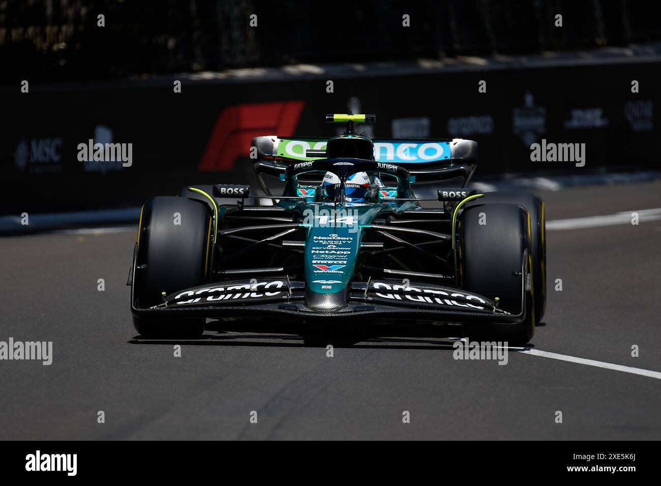 Monte-Carlo, Monaco. 25 May, 2024. Fernando Alonso of Spain and Aston ...