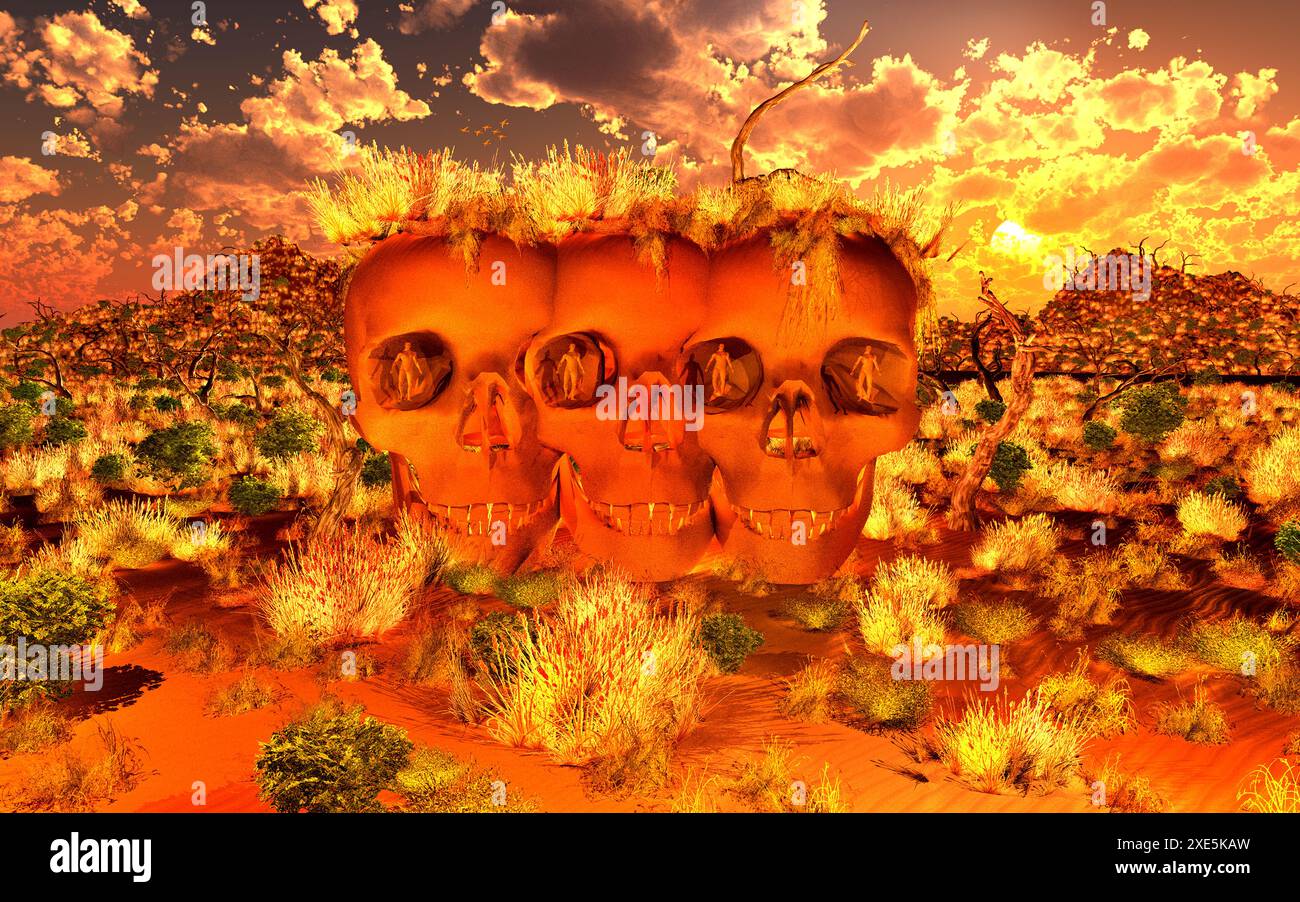 Giant humanoid skulls hi-res stock photography and images - Alamy