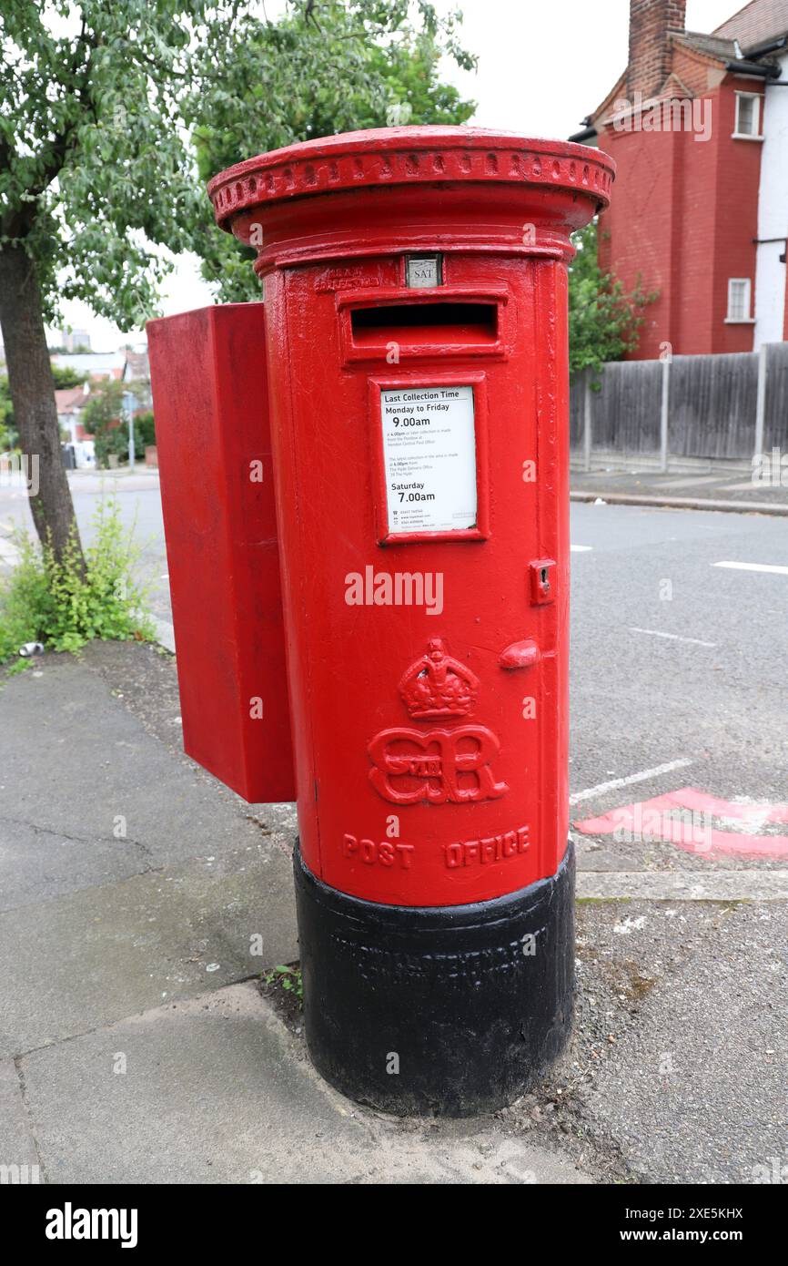 Rare Edward VIII Post Office Pillar Box in Hendon, London, England ...