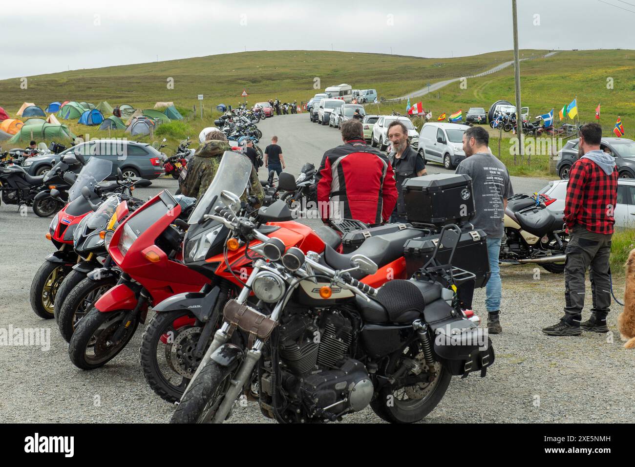 Simmer Dim Bike Rally that is held at mid summer in Ollaberry in the ...