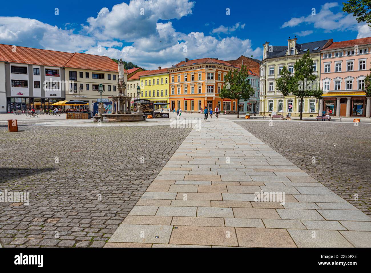 MEININGEN, THURINGIA, GERMANY - CIRCA JUNE 2024: Marktplatz of ...