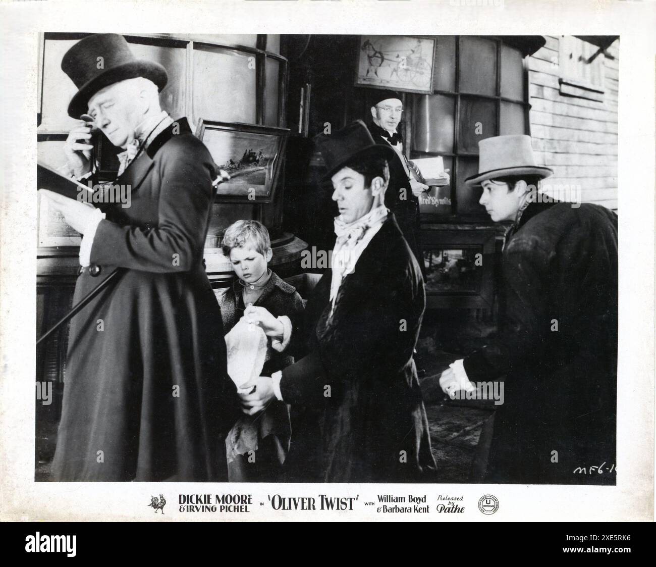 ALEC B. FRANCIS as Mr. Brownlow DICKIE MOORE as Oliver SONNY RAY as ...