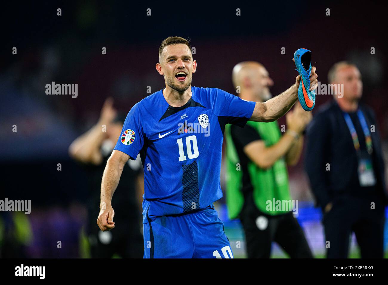 COLOGNE, GERMANY - 25 JUNE, 2024: Timi Max Elsnik, The football match ...