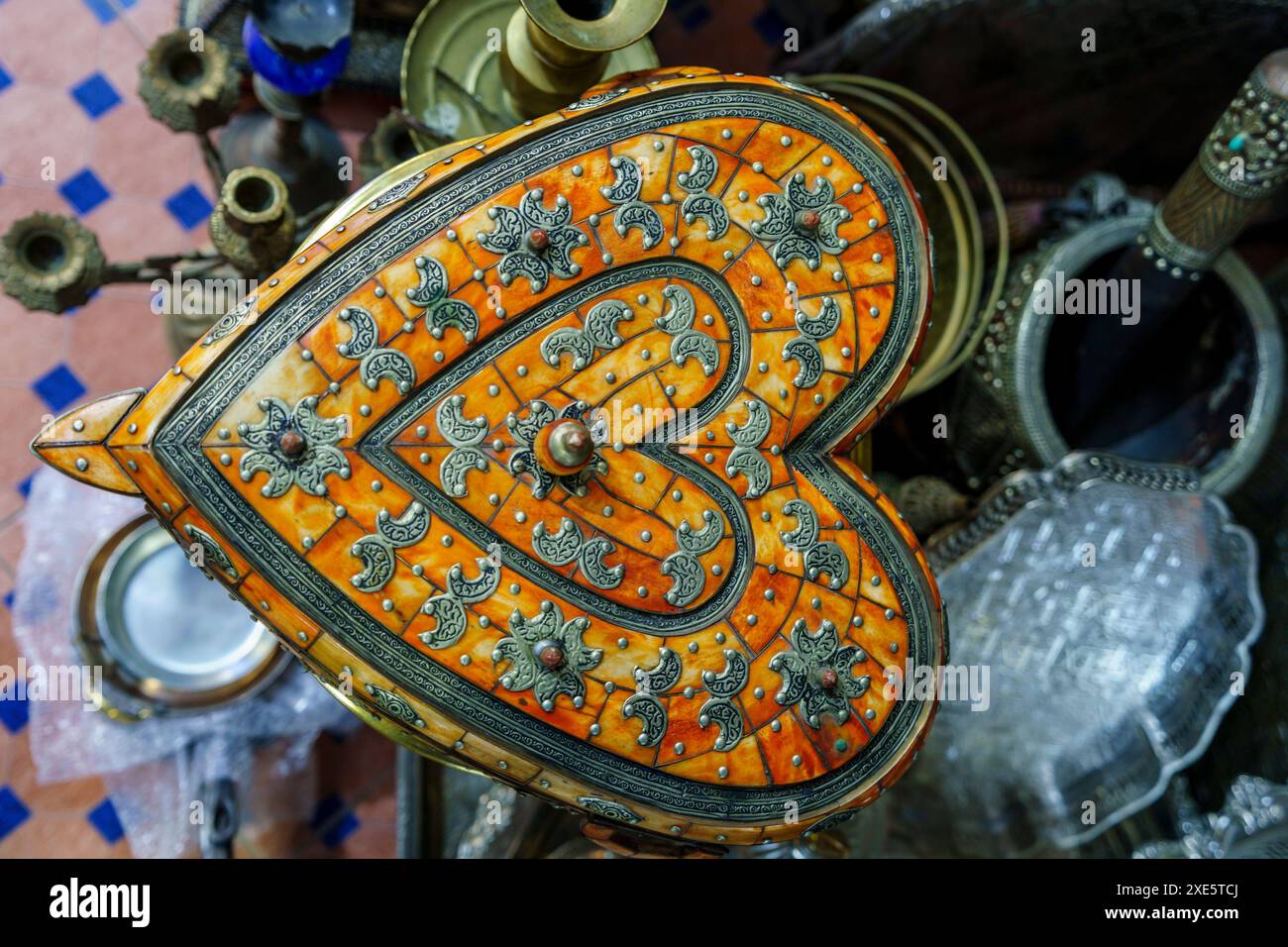 Heart shaped chest Stock Photo - Alamy
