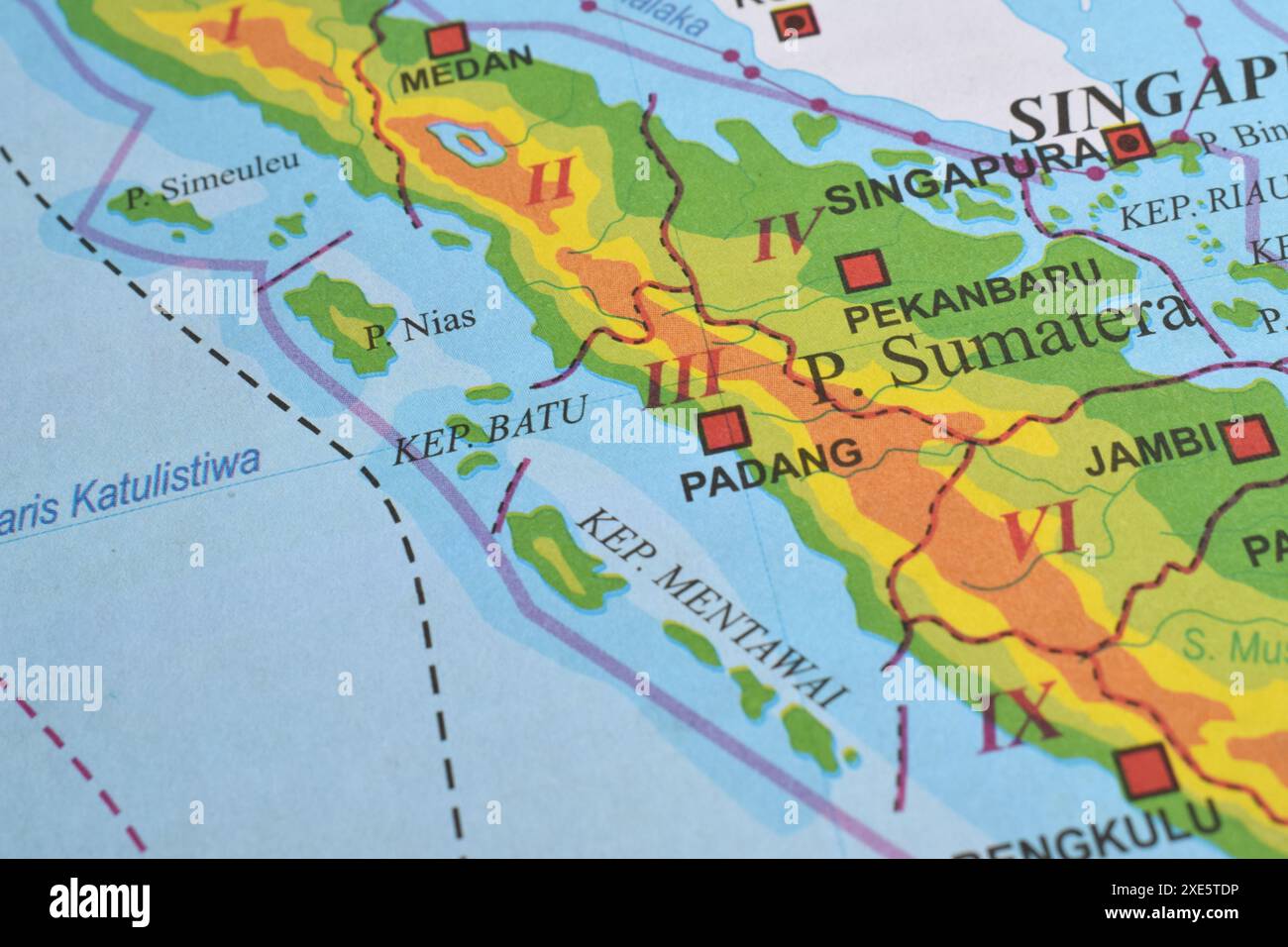Padang indonesia map hi-res stock photography and images - Alamy