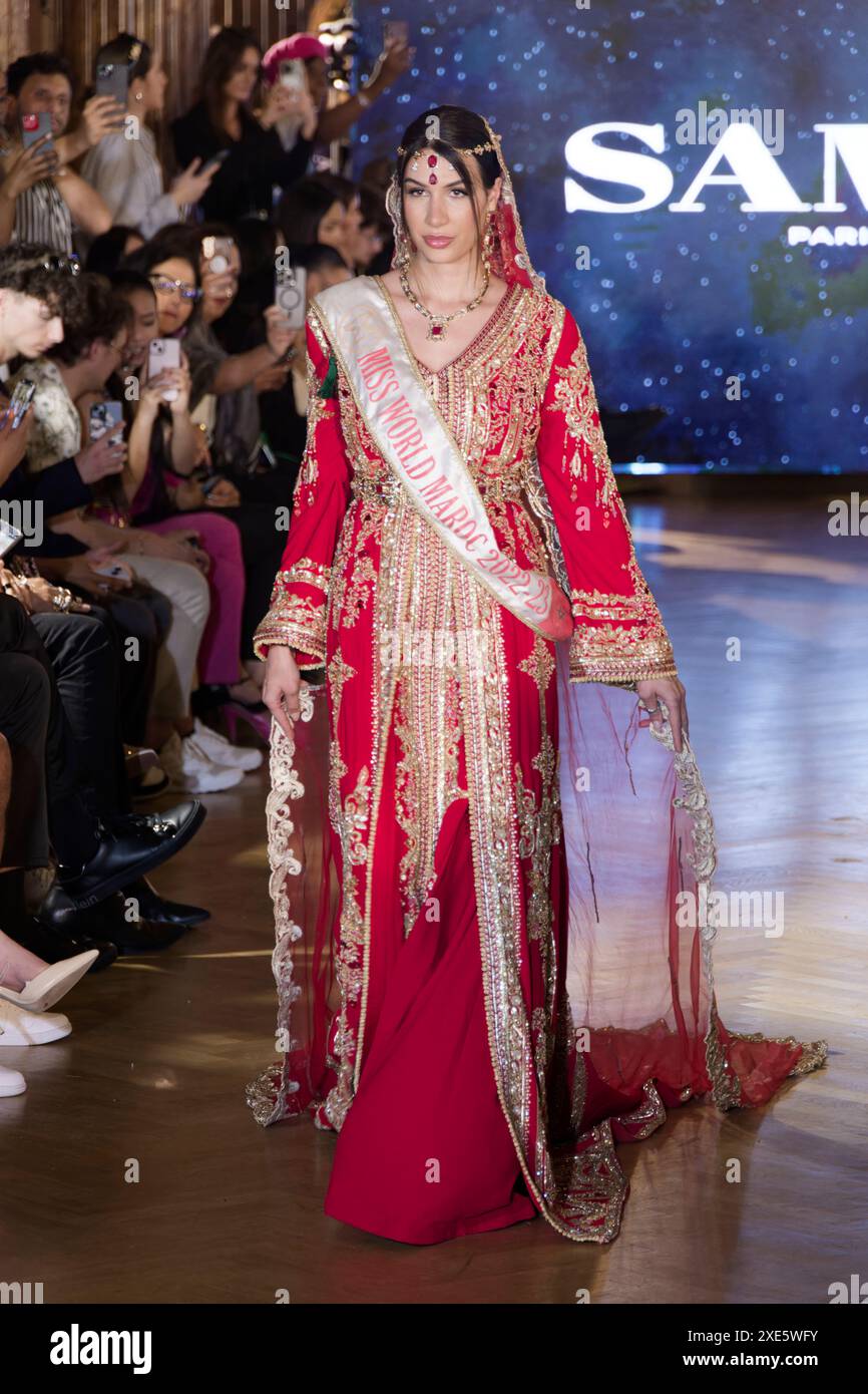 Paris, France. 25th June, 2024. Sama fashion show during the AEFW ...