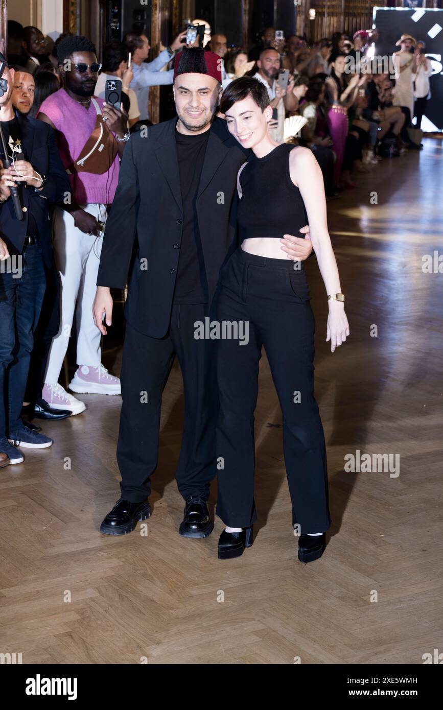 Paris, France. 25th June, 2024. Sama fashion show during the AEFW ...