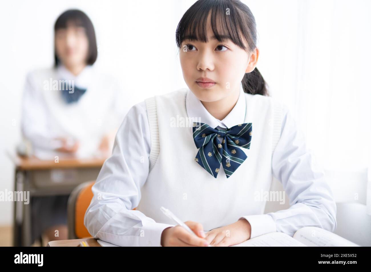 Student taking a class Stock Photo - Alamy