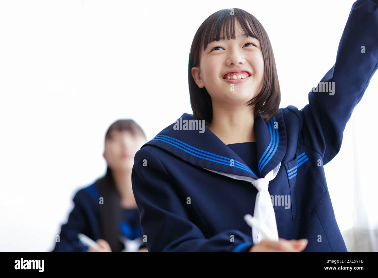 Student taking a class Stock Photo - Alamy