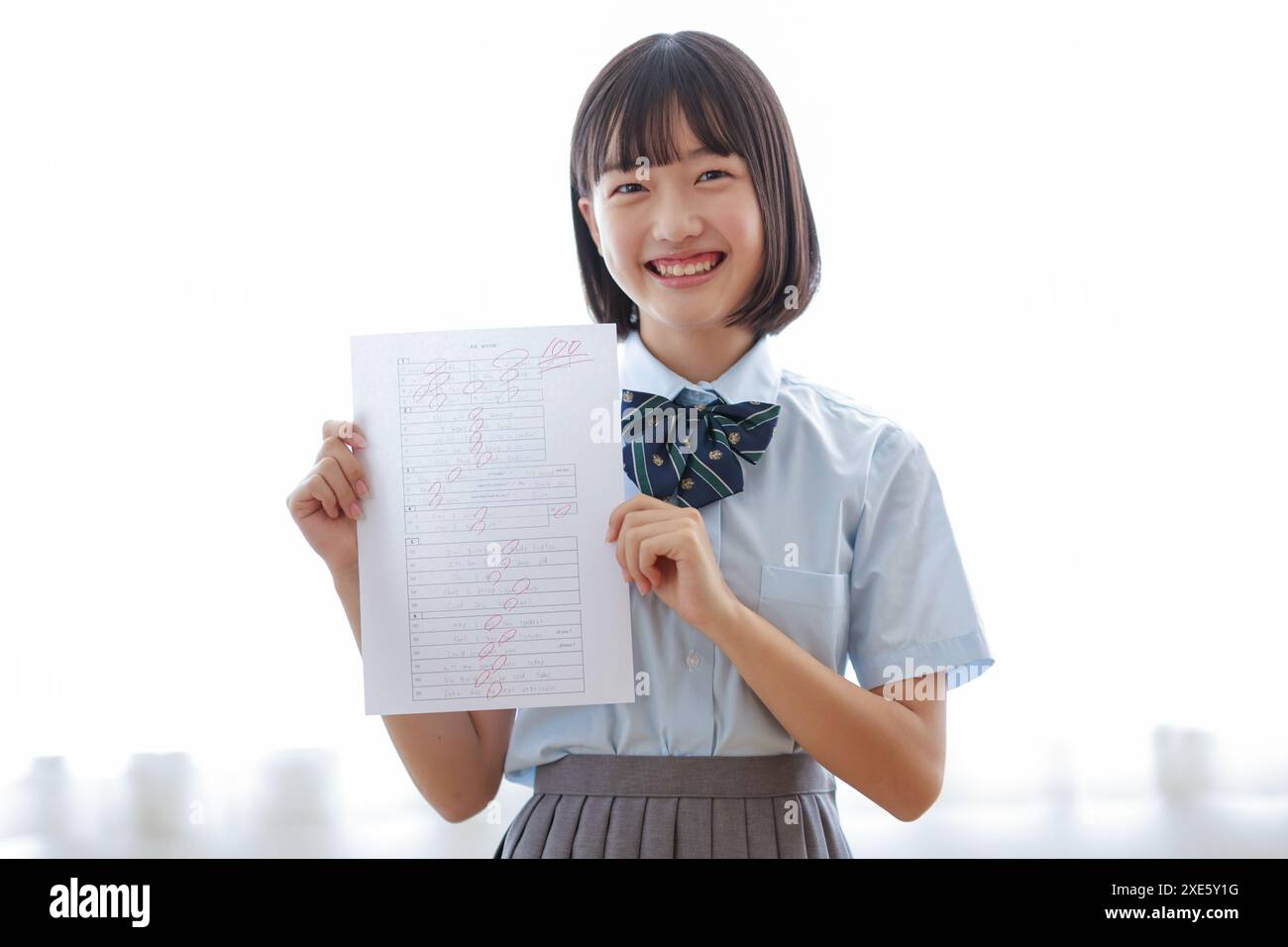 Perfect schoolgirl happy girl hi-res stock photography and images - Alamy