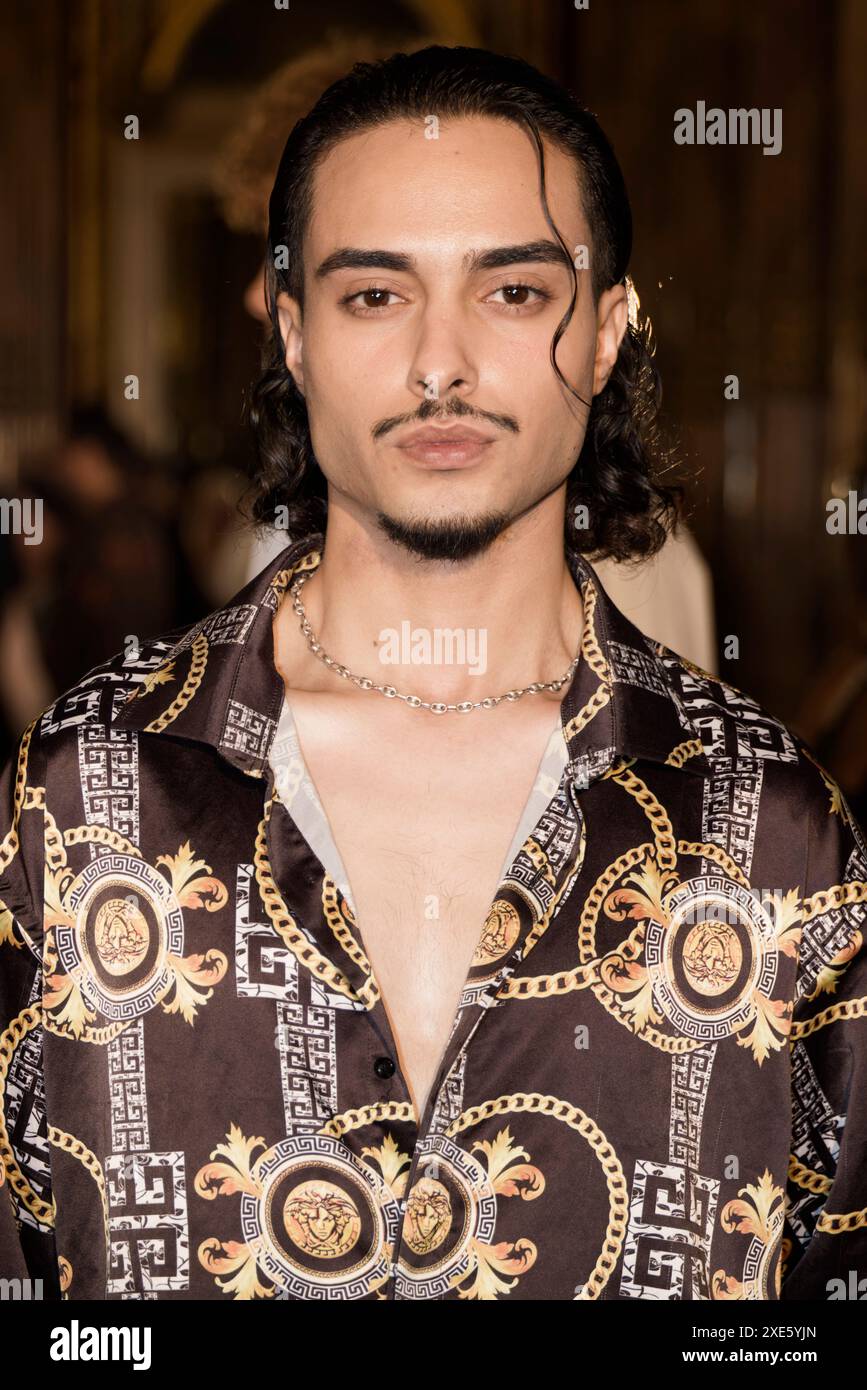 Paris, France. 25th June, 2024. Ghany attends the Sama fashion show ...