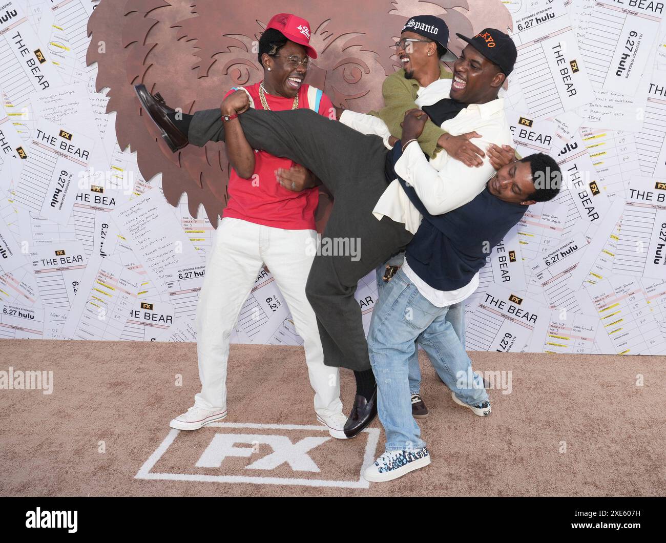 (L-R) Tyler The Creator, Travis Bennett, Lionel Boyce, and Jasper ...