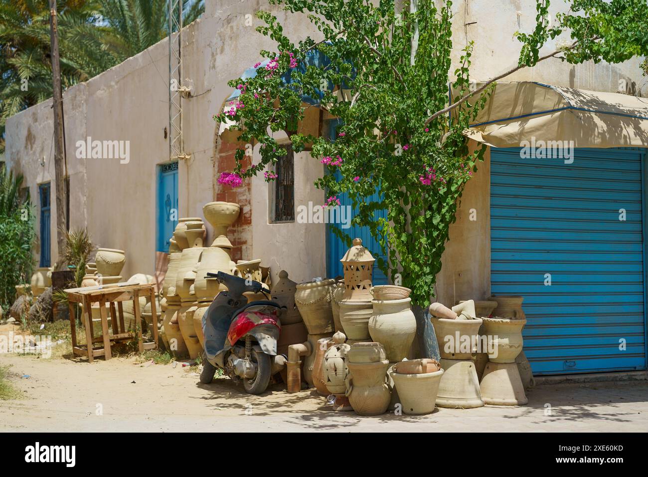 An exhibition of pottery artifacts and some pottery artifacts are ...