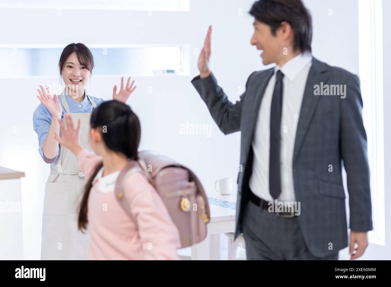 Waving hands student hi-res stock photography and images - Alamy