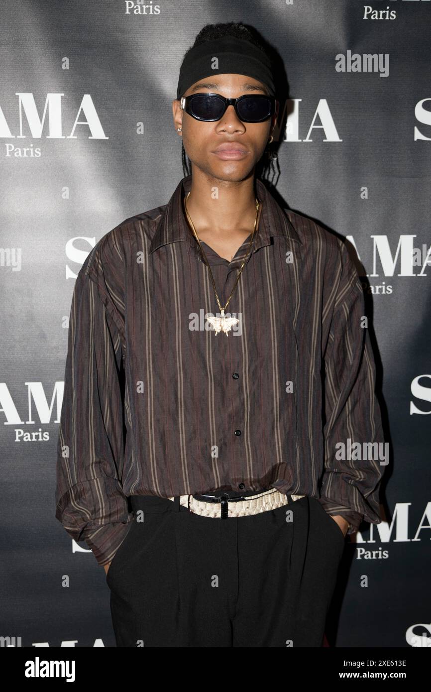 Paris, France. 25th June, 2024. Wesley Burgo attends the Sama fashion ...