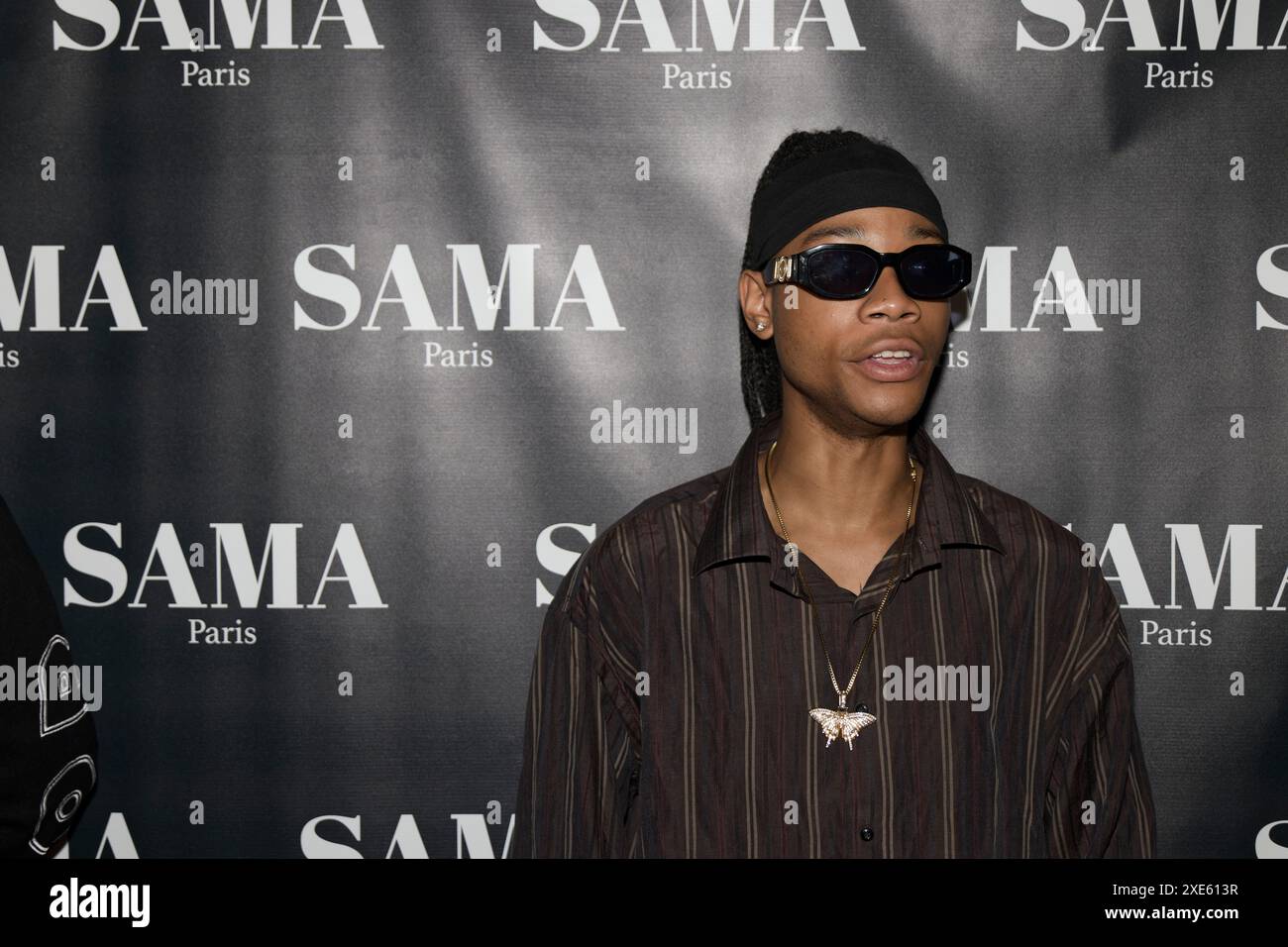Paris, France. 25th June, 2024. Wesley Burgo attends the Sama fashion ...