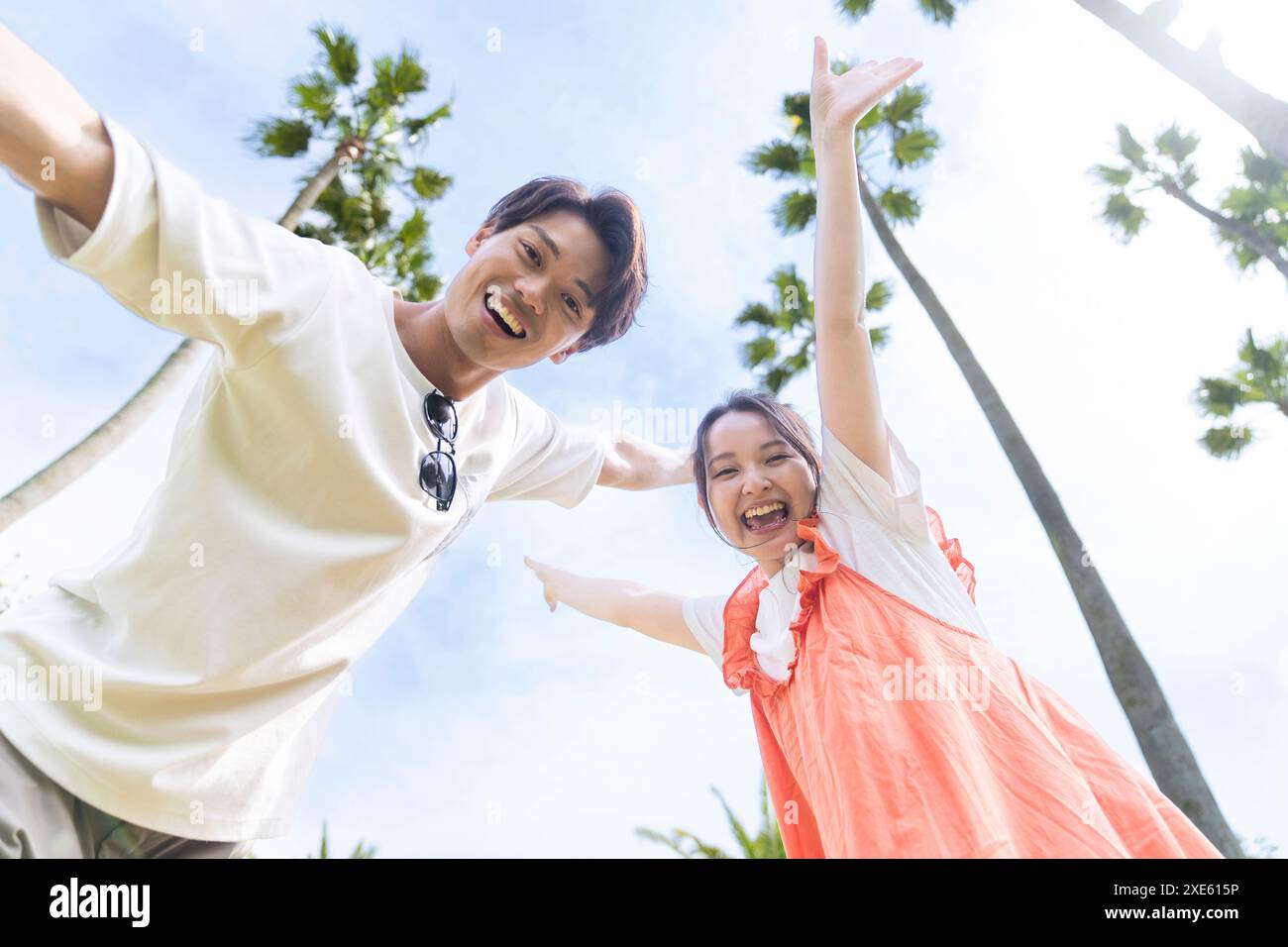 Woman frolicking hi-res stock photography and images - Alamy