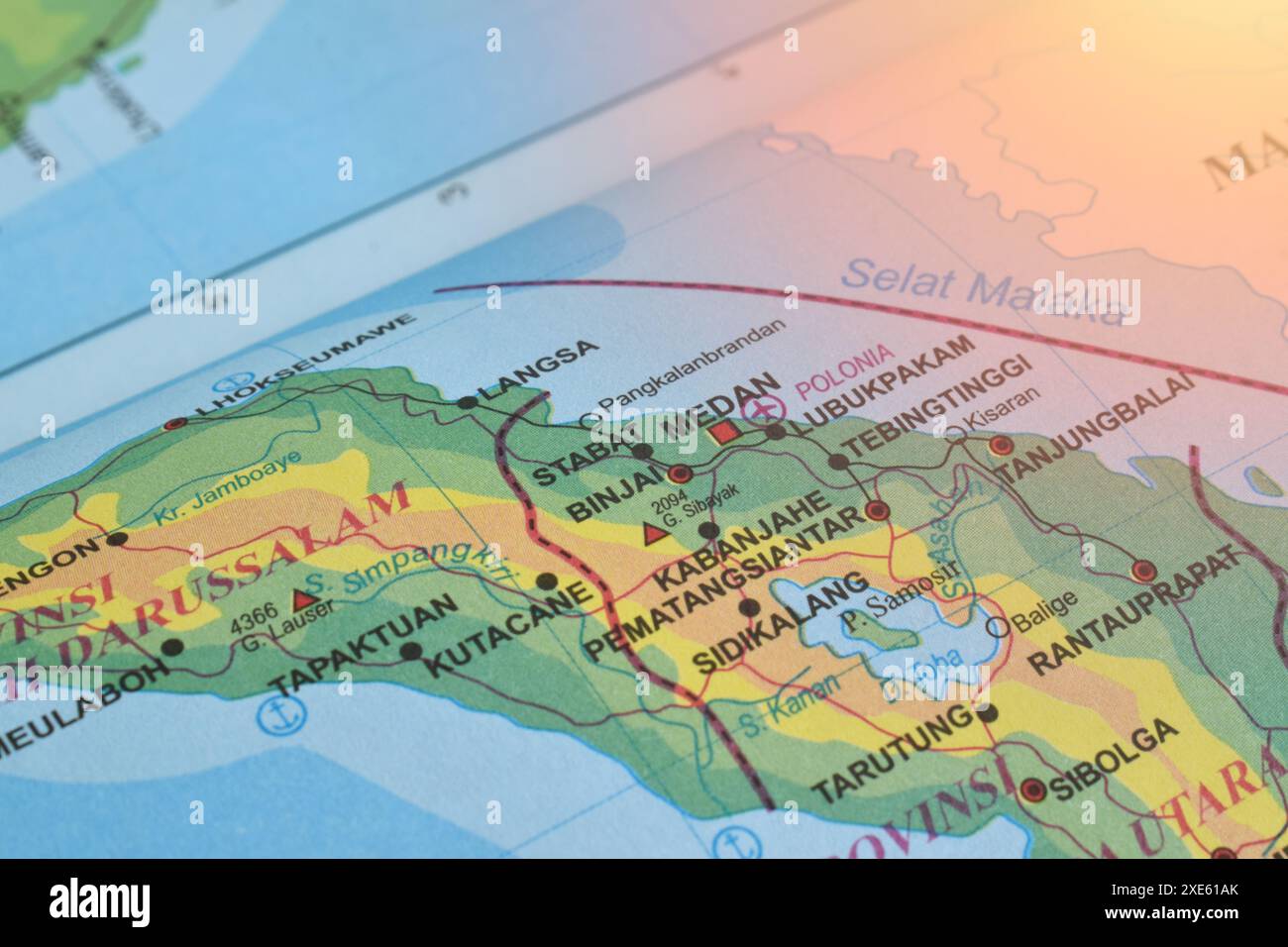 Map of Medan City, is the capital of North Sumatra Province, Indonesia ...
