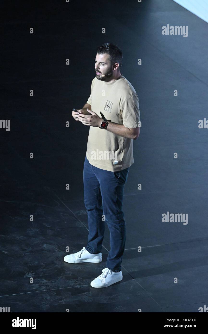 Zagreb, 260624. Rimac Campus. Presentation of the robotaxi Verne ...