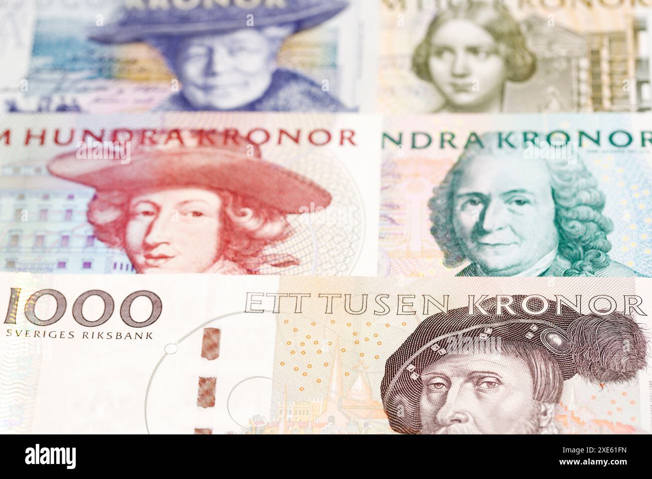Swedish krona a business background Stock Photo - Alamy