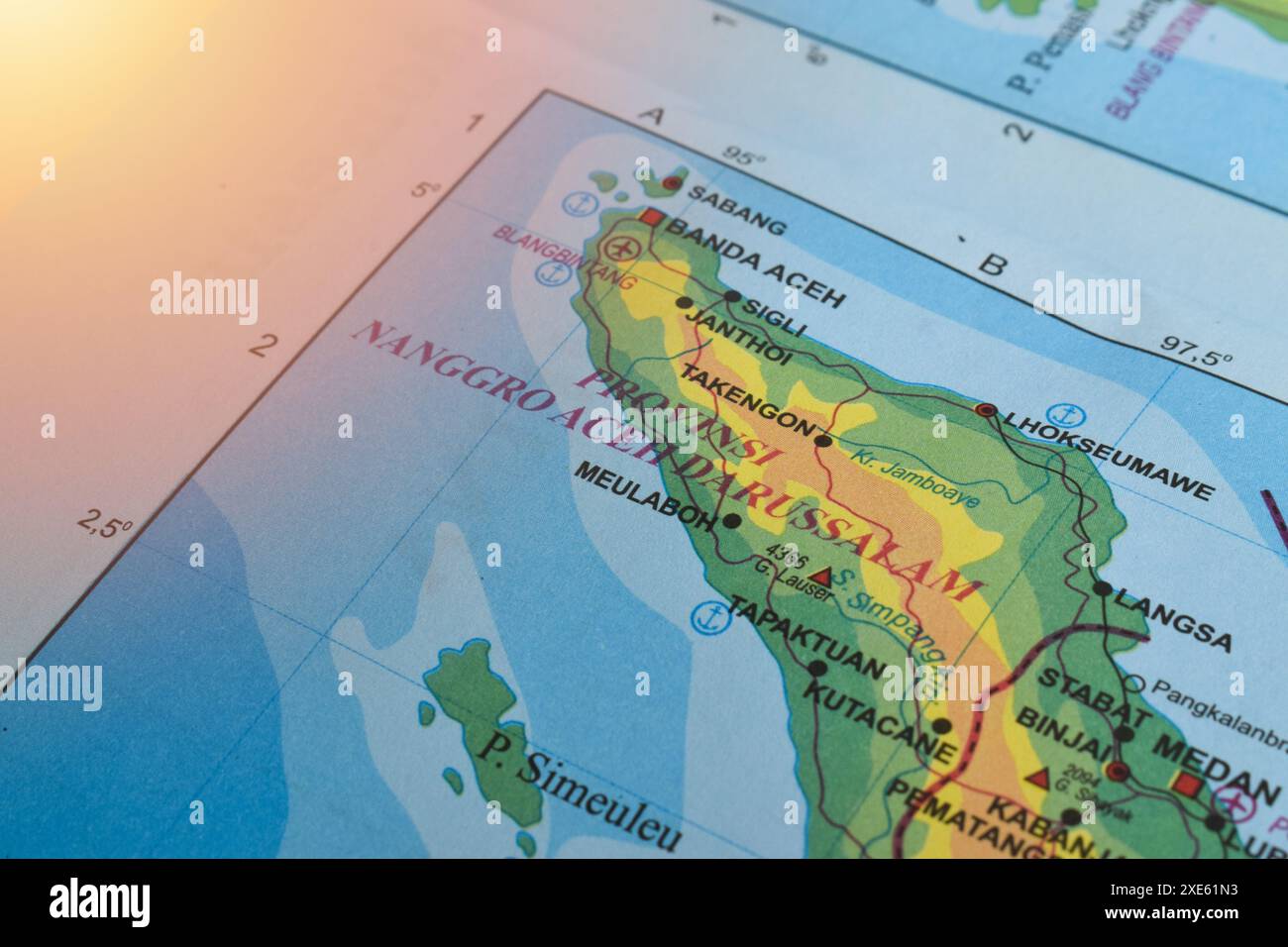 Map of Aceh, is a province in Indonesia, with the capital in Banda Aceh ...