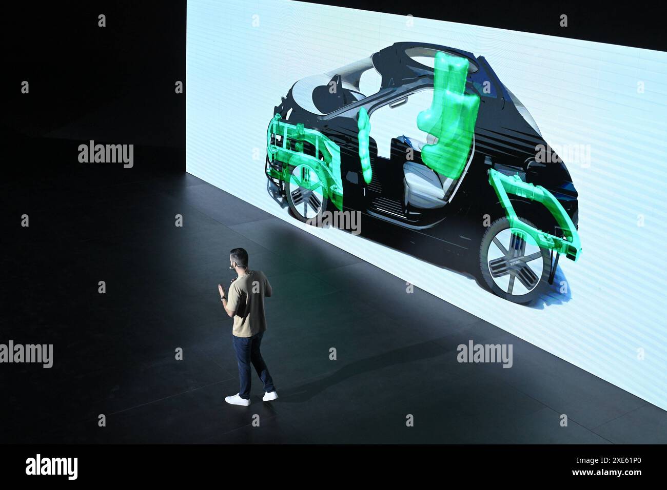 Zagreb, 260624. Rimac Campus. Presentation of the robotaxi Verne ...