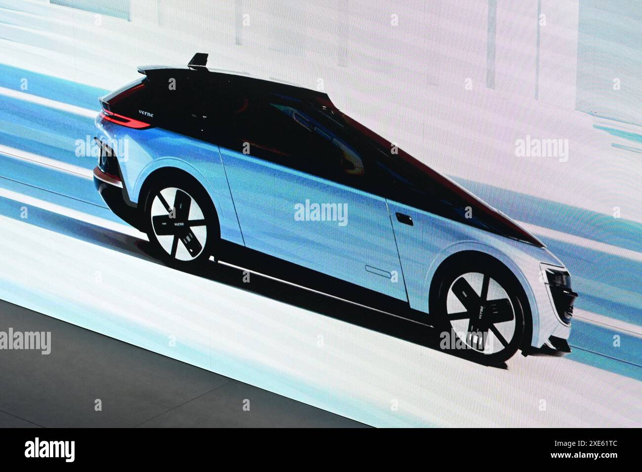 Zagreb, 260624. Rimac Campus. Presentation of the robotaxi Verne ...