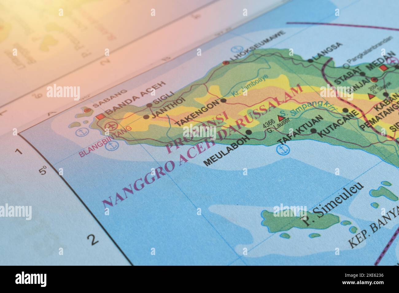 Map of Aceh, is a province in Indonesia, with the capital in Banda Aceh ...