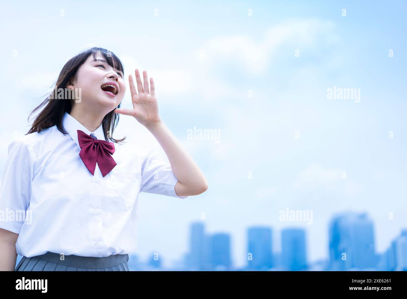 High school students shouting Stock Photo - Alamy