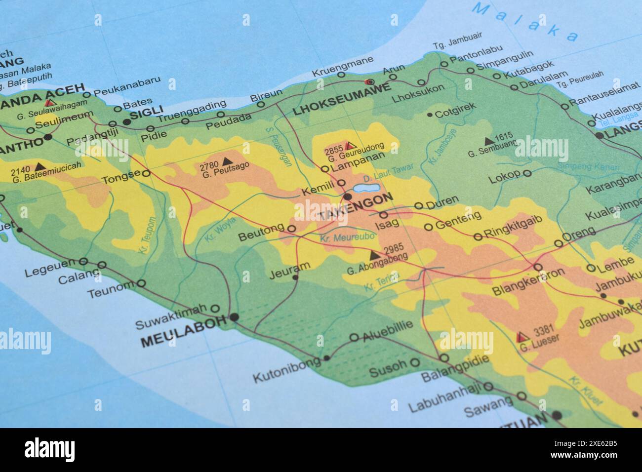 Map of Aceh, is a province in Indonesia, with the capital in Banda Aceh ...