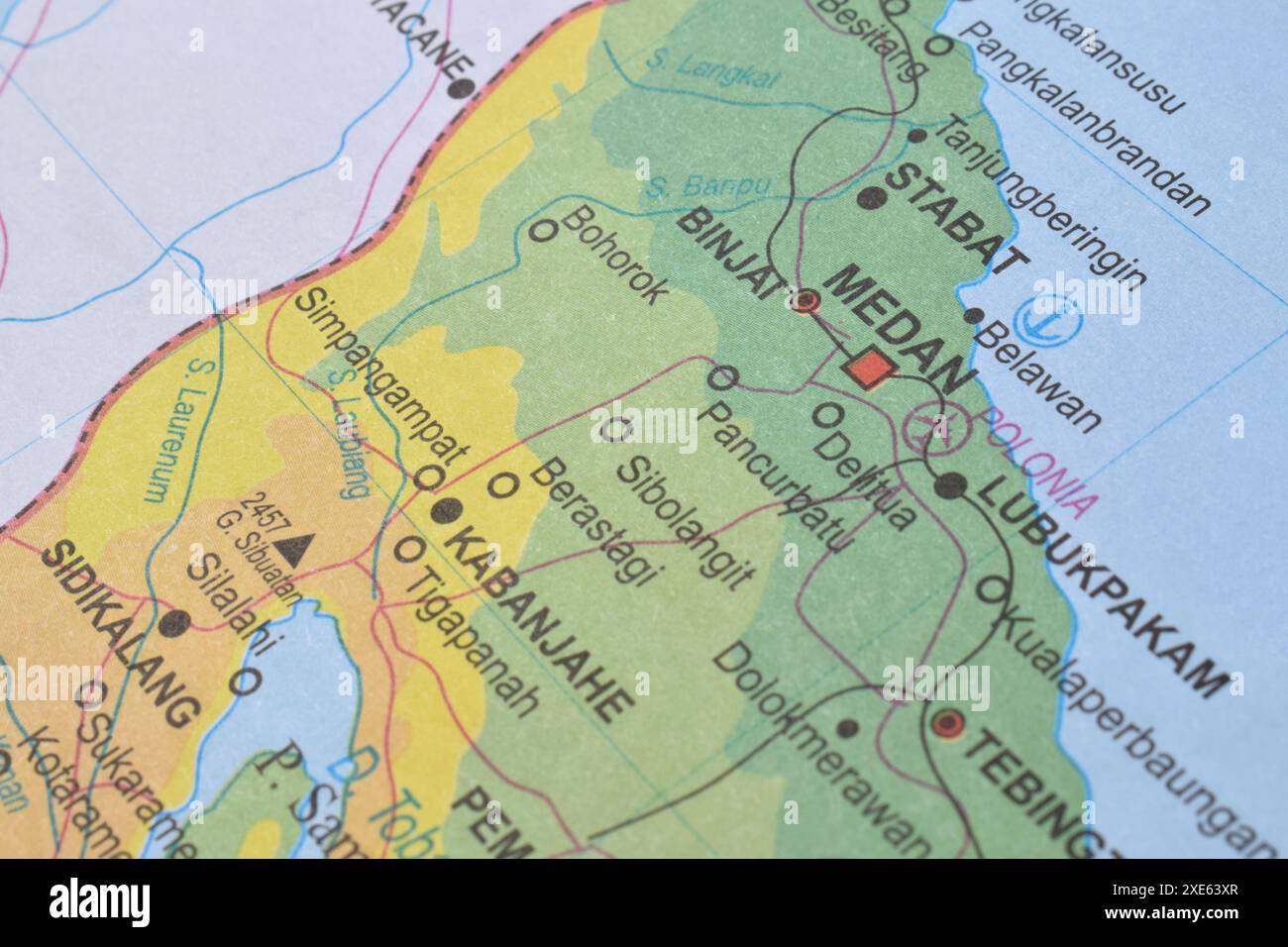Map of Medan City, is the capital of North Sumatra Province, Indonesia ...
