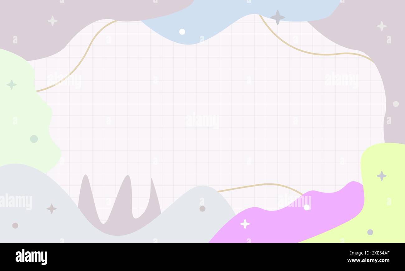 Cute background template. Vector illustration Stock Vector Image & Art ...