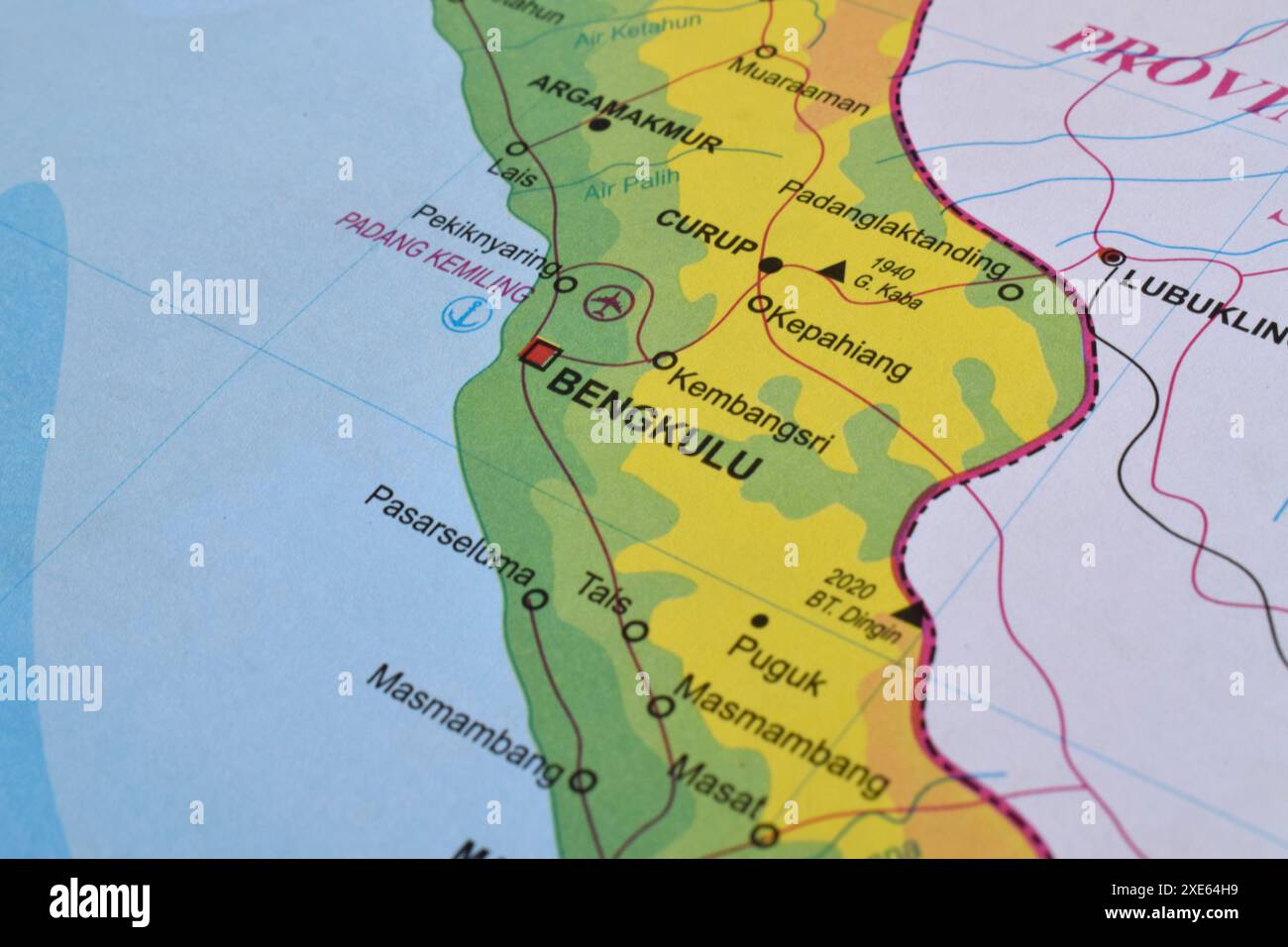 Map of Bengkulu City, is the provincial capital of Bengkulu Province ...