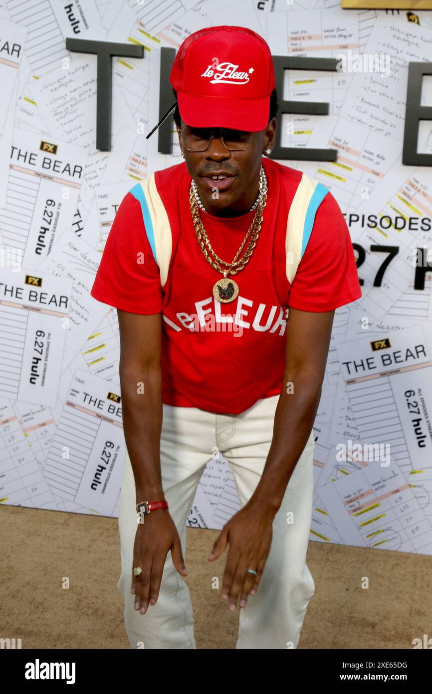 LOS ANGELES - JUN 25: Tyler Gregory Okonma, aka Tyler the Creator at ...