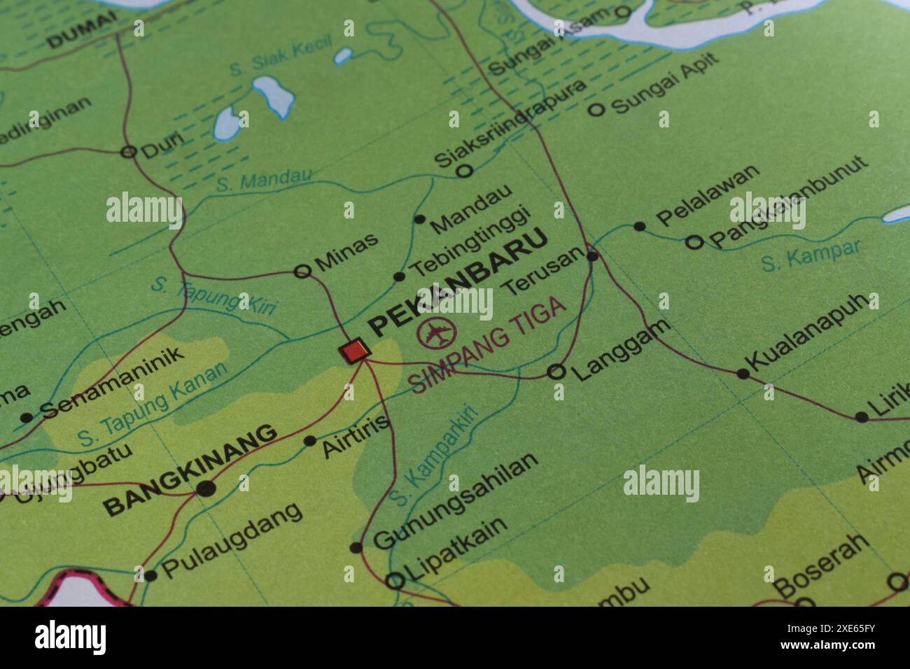 Map of Pekanbaru City, is the capital and largest city in Riau province ...