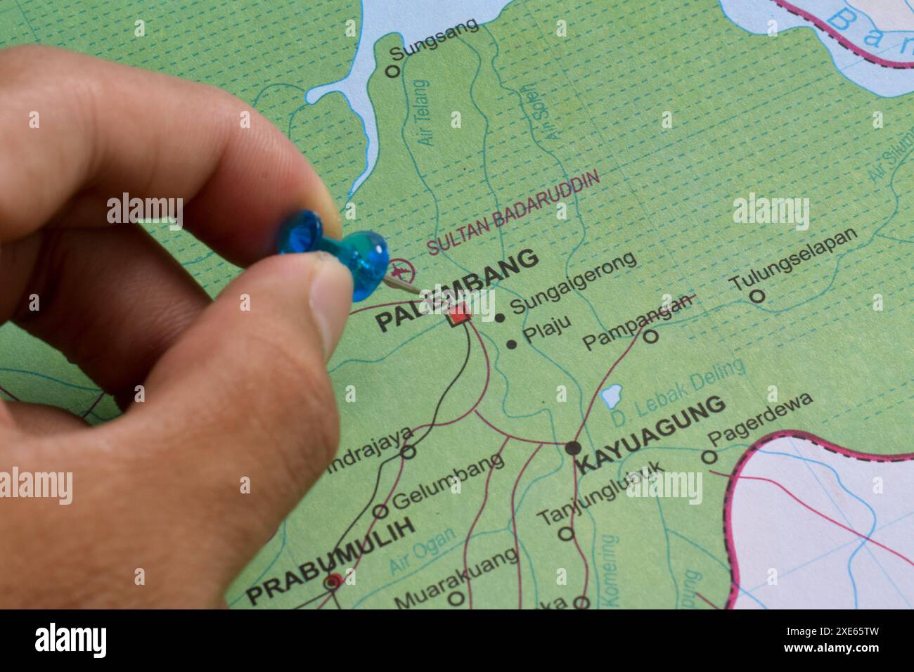 Pin on Map Palembang City, is the capital of the province of South ...